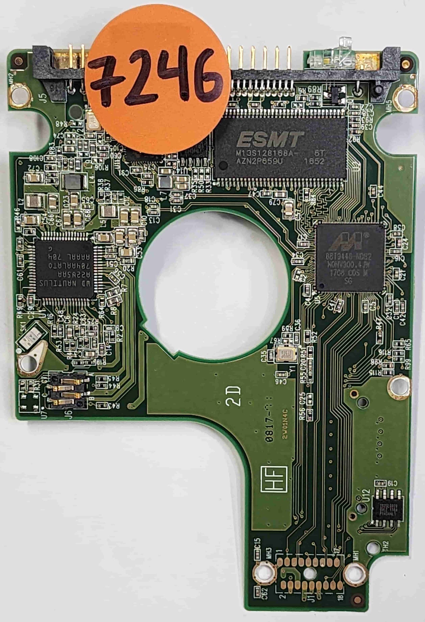 Western Digital WD10JMVW-11AJGS4 2060-771961-001 REV B (7246) PCB for ...