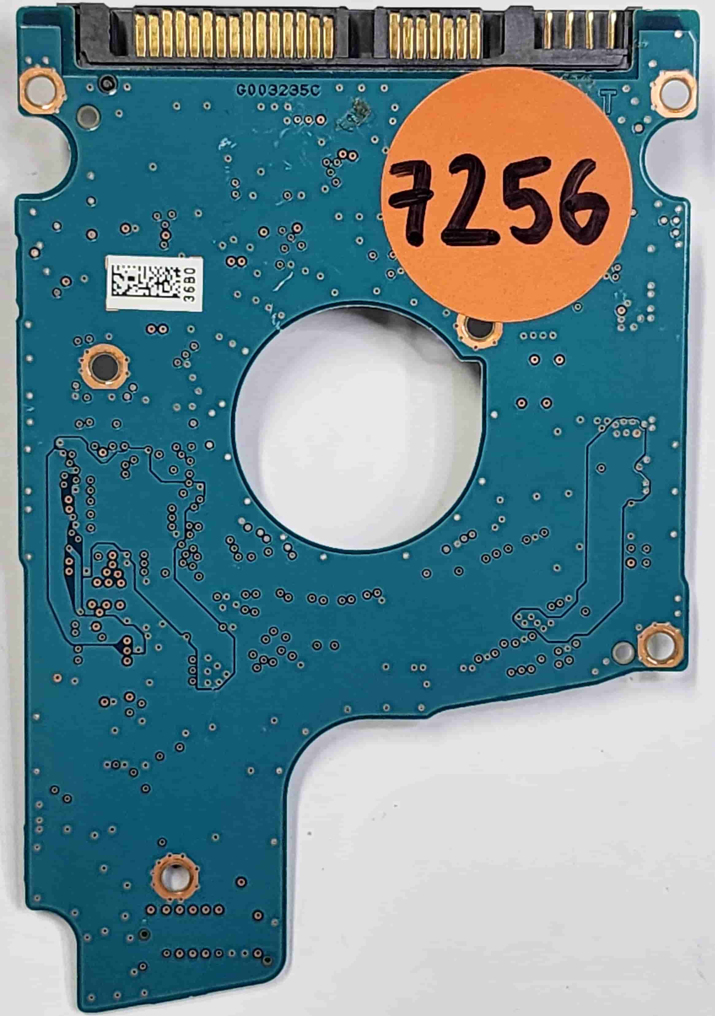 Toshiba MQ01ACF050 G003235C (7256) PCB for Sale - Donor Drive Parts ...