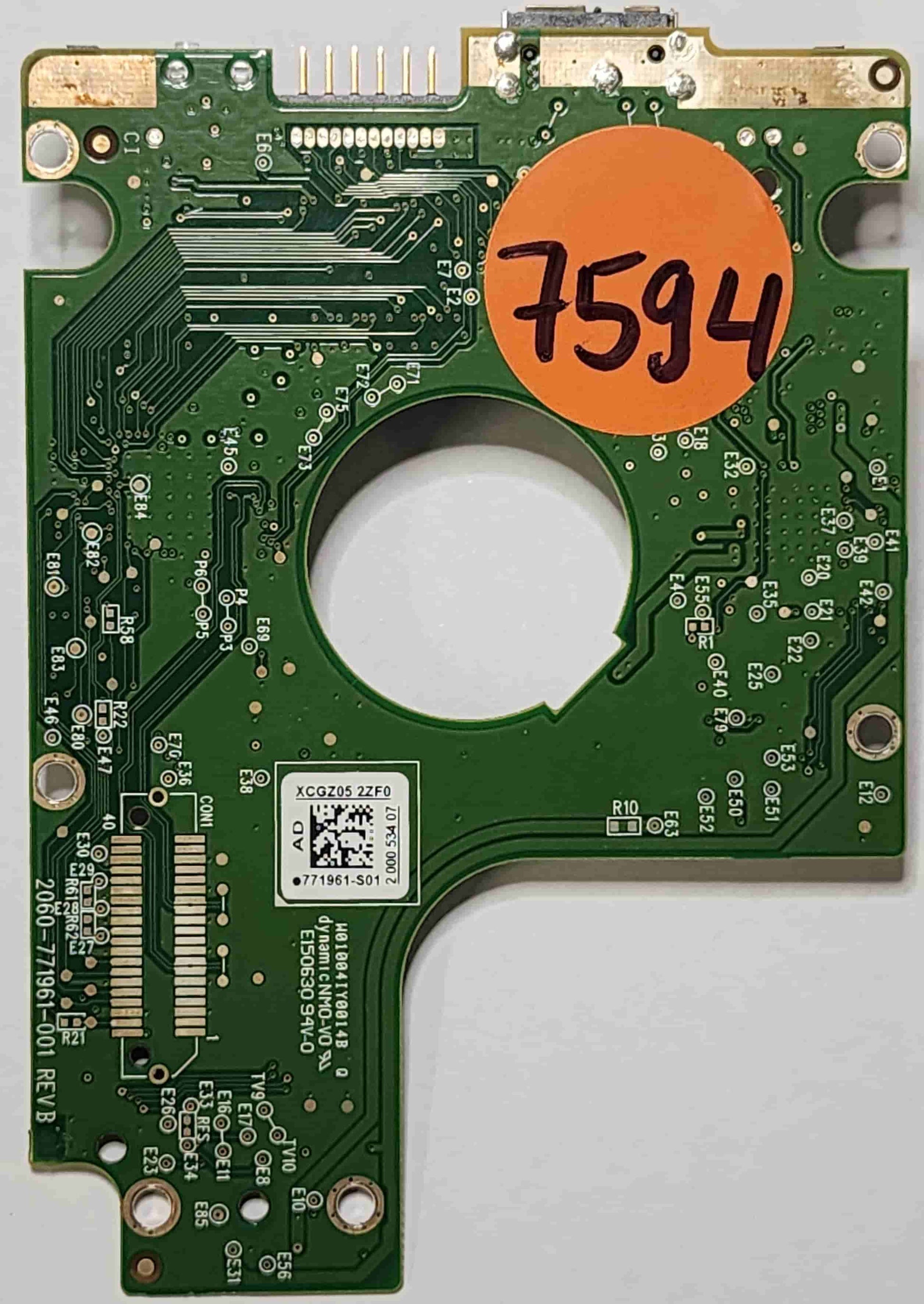 Western Digital WD20NMVW-11EDZS6 2060-771961-001 REV B (7594) PCB for ...