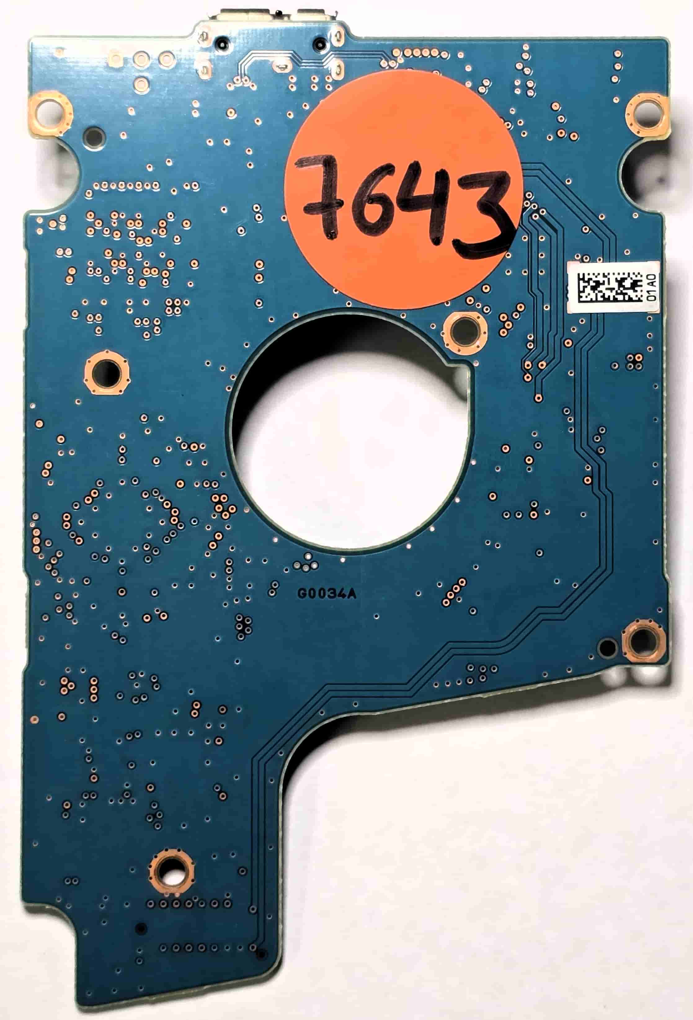 Toshiba MQ04UBD200 G0034A (7643) PCB for Sale - Donor Drive Parts ...