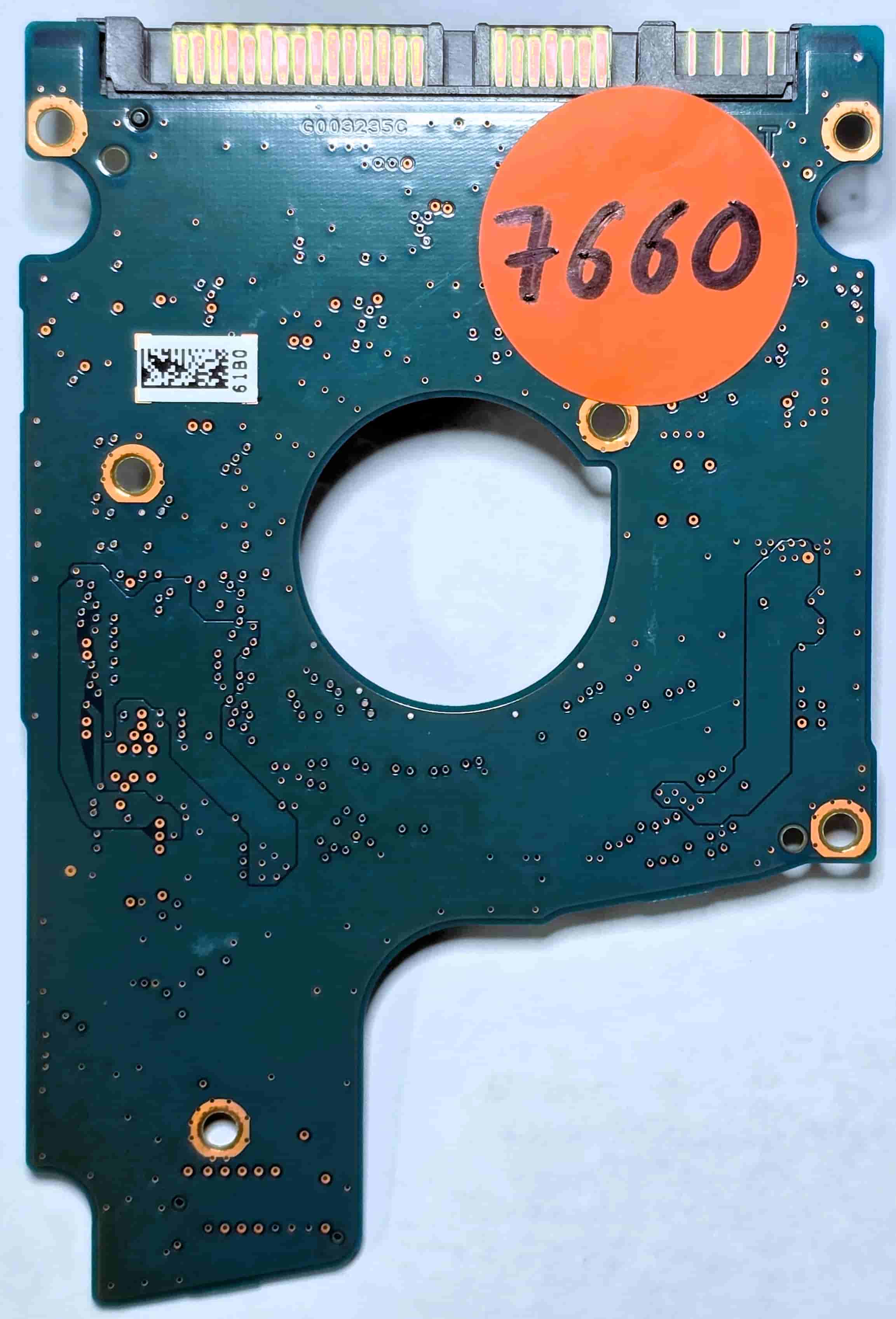Toshiba MQ01ABD100 G003235C (7660) PCB for Sale - Donor Drive Parts ...