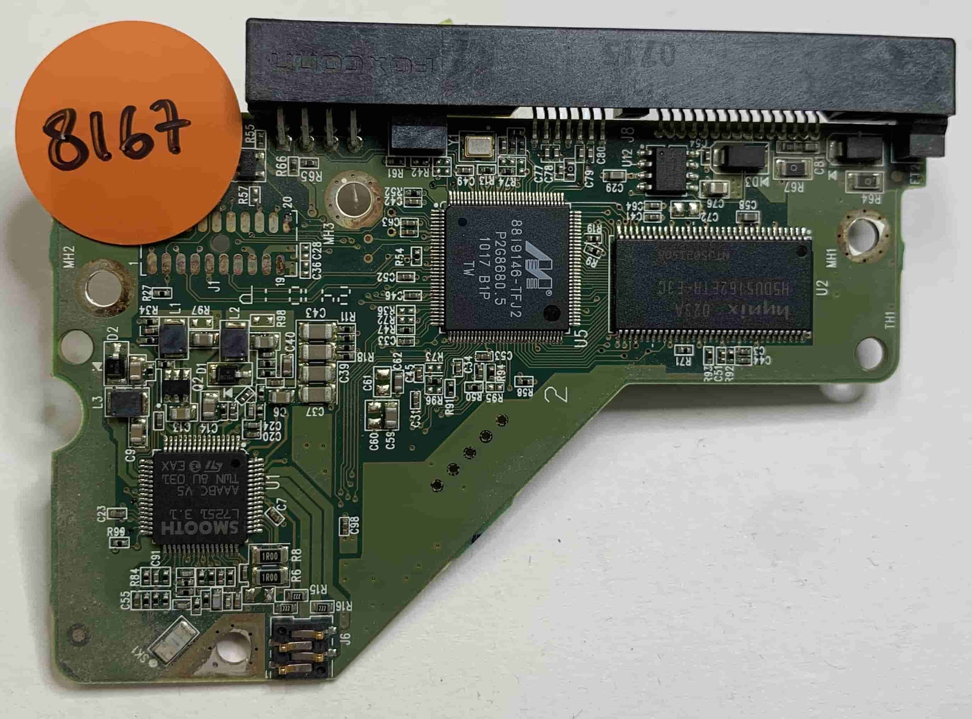 Western Digital WD20EARS-00MVWB0 2060-771698-002 REV P1 (8167) PCB for ...