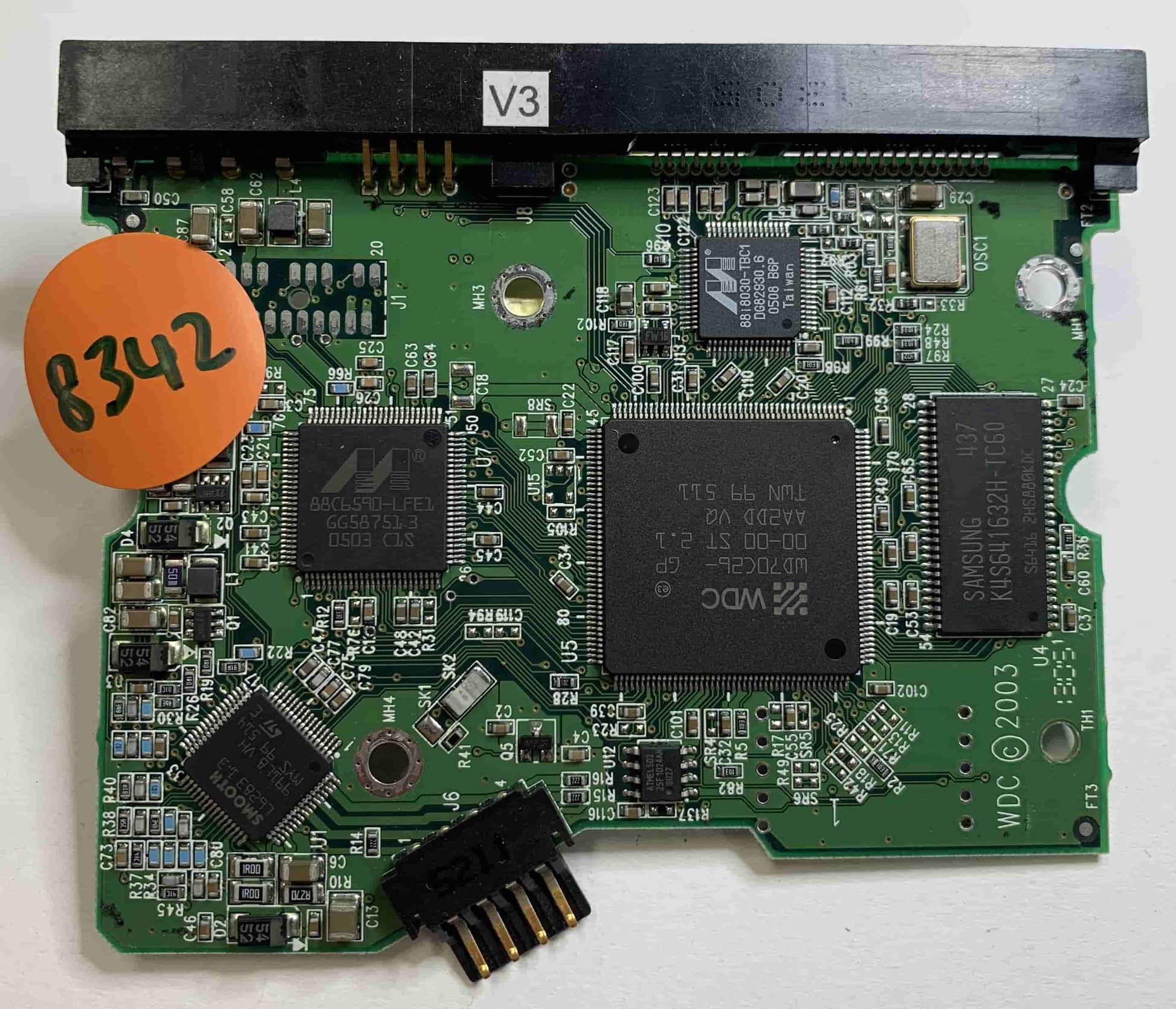 Western Digital WD1200JD-00HBB0 2060-001267-001 REV A (8342) PCB for ...