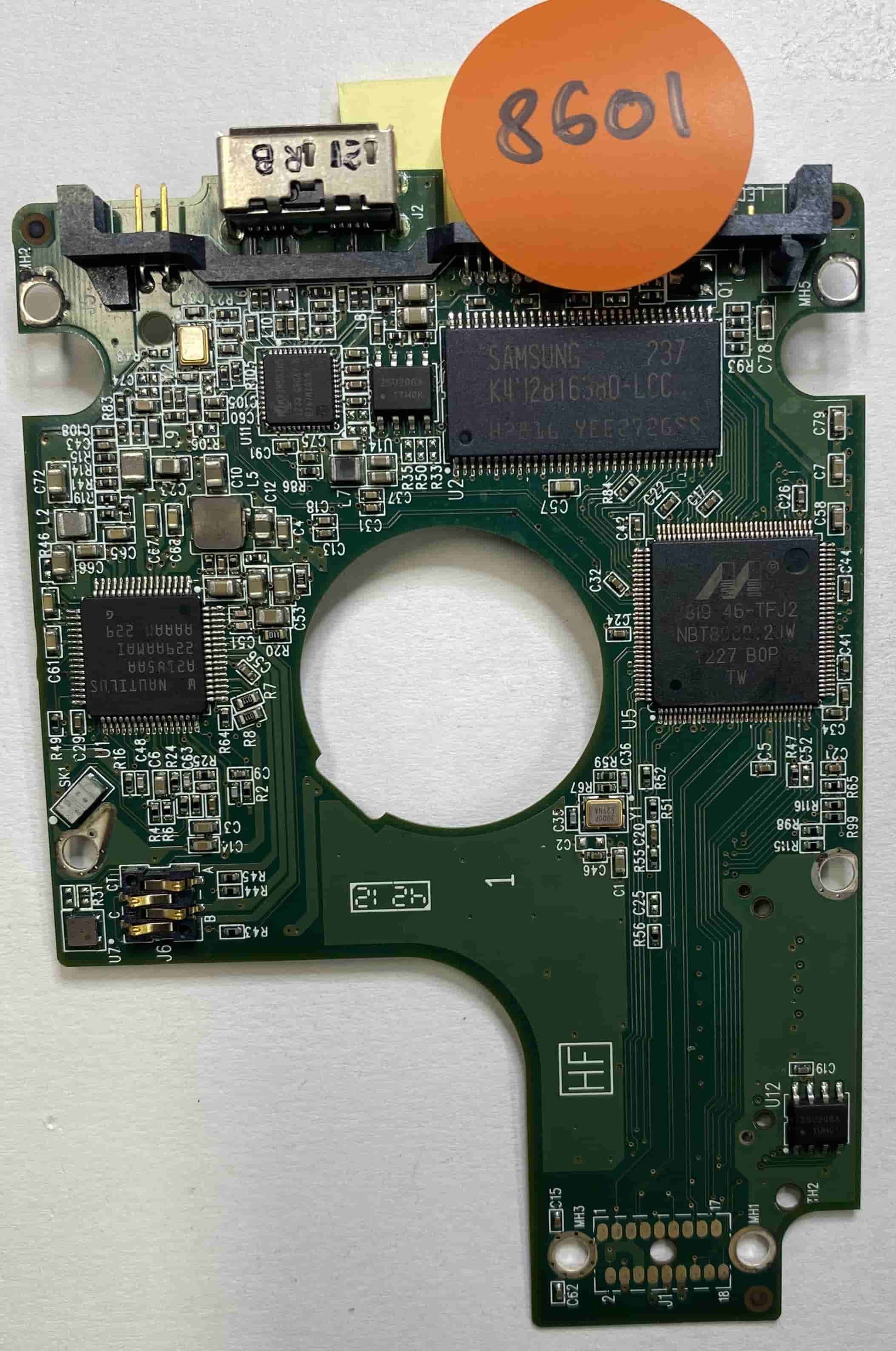 Western Digital WD10JMVW-11S5XS0 2060-771801-002 REV A (8601) PCB for ...
