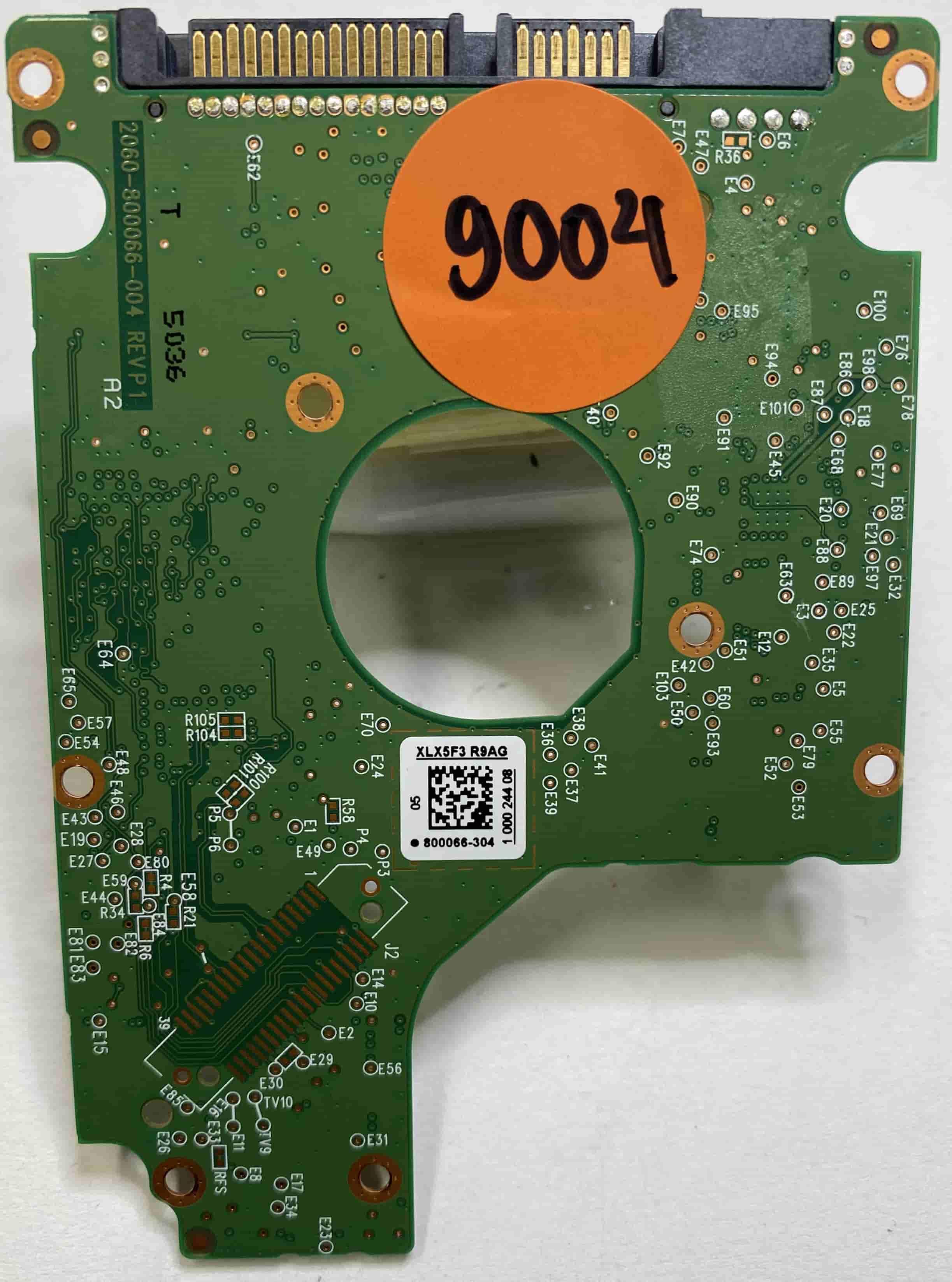Hitachi HTS541010B7E610 2060-800066-004 REV P1 1W10082 (9004) PCB for ...