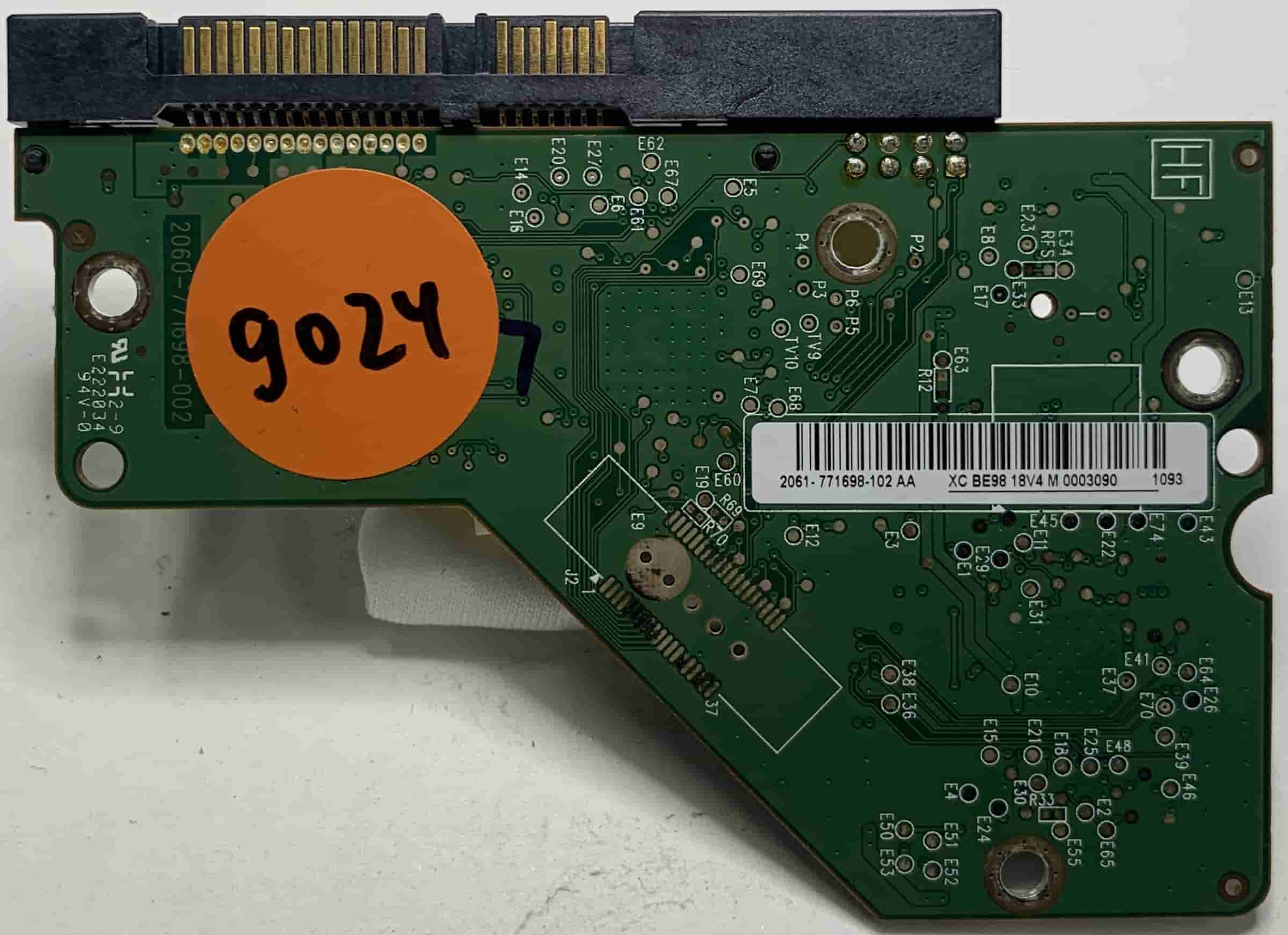 Western Digital WD10EARS-00MVWB0 2060-771698-002 REV P2 (9024) PCB for ...