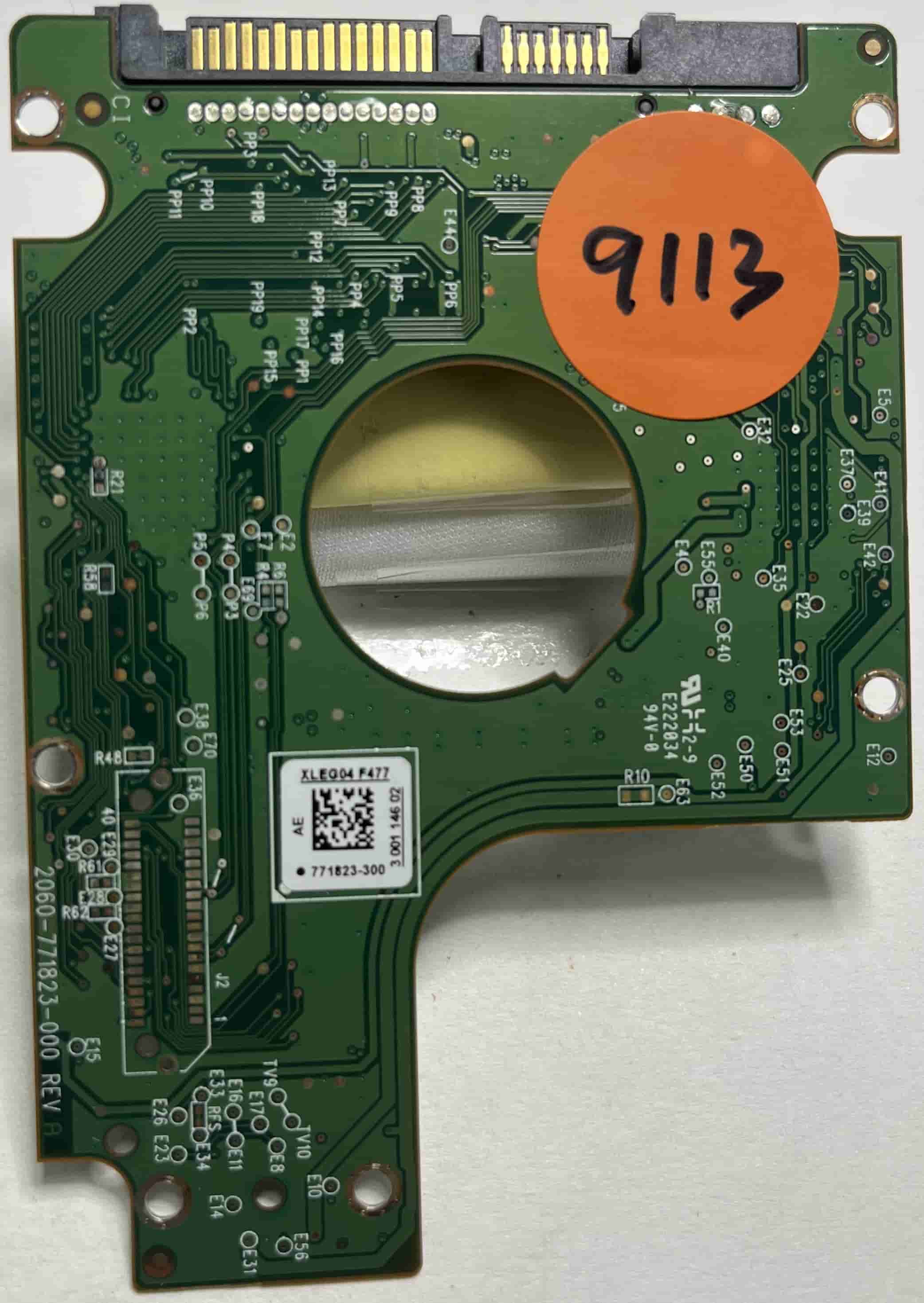 Western Digital WD10JPVT-00A1YT0 2060-771623-000 REV A (9113) PCB for ...