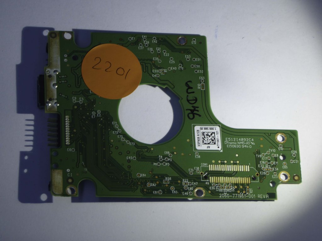 Western Digital WD10JMVW-11AJGS3 2060-771961-001 REV A (2201) PCB for ...