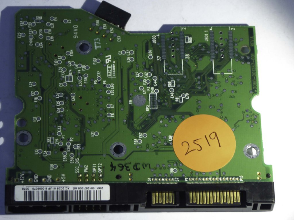Western Digital WD2000JD-00HBB0 2060-001267-001 REV A (2519) PCB for ...