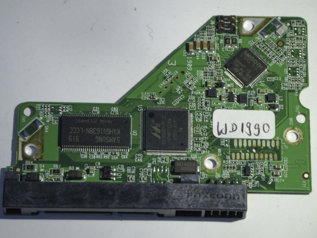 Western Digital WD2500AVVS-00L2B0 2060-701590-000 REV A (4140) PCB for ...
