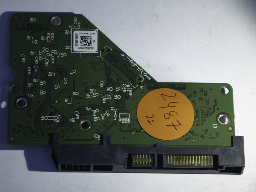 Western Digital WD30EZRX-00D8PB0 2060-771945-001 REV A (2487) PCB for ...